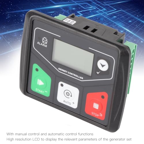 Generator Control Module, DC30D Automatic Genset Controller Panel High Resolution Intelligent Generator Set Controller