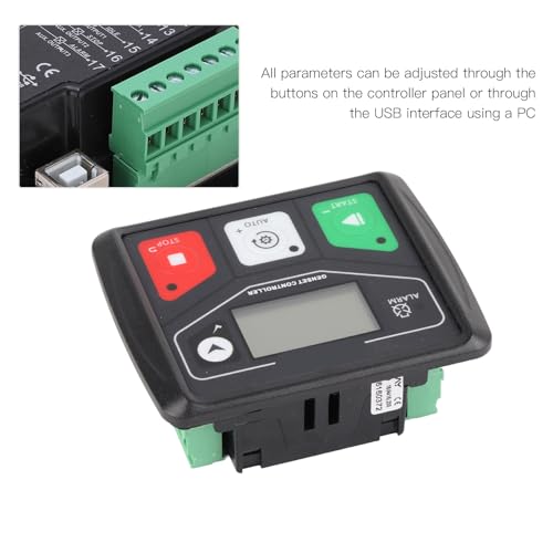 Generator Control Module, DC30D Automatic Genset Controller Panel High Resolution Intelligent Generator Set Controller