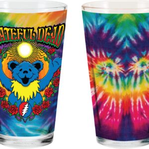 Bioworld Grateful Dead Dancing Bear 16 oz Glass