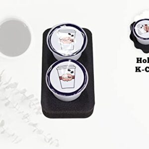 Polar Whale Hotel Hospitality Coffee Pod Storage Organizer 2 Piece Multi-Pack Tray Holder Waterproof Washable Bed and Breakfast Drawer Insert Holds 2 Pods Each Compatible with Keurig K-Cup 2 Pc Set