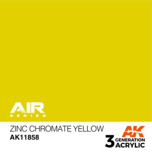 AK Acrylics 3Gen Aircraft AK11858 Zinc Chromate Yellow (17ml)