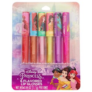 disney princess 6 piece lip gloss set