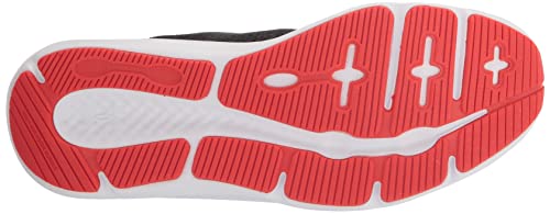 Under Armour Men's Charged Pursuit 3 Twist, (002) Black/Black/Radio Red, 8