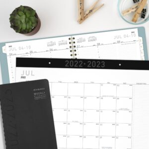 AT-A-GLANCE 2022-2023 Planner, Weekly & Monthly Academic, 7" x 8-3/4", Medium, Contemporary Lite, Black (7058XL0523)