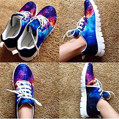 Wanyint Hibiscus Plumeria Flower Print Training Shoes Tropical Palm Leaves Casual Fashion Sneakers Travel Outdoor Slip-on Women's Running Shoes Slip-on Athletic Shoes Sport Shoes