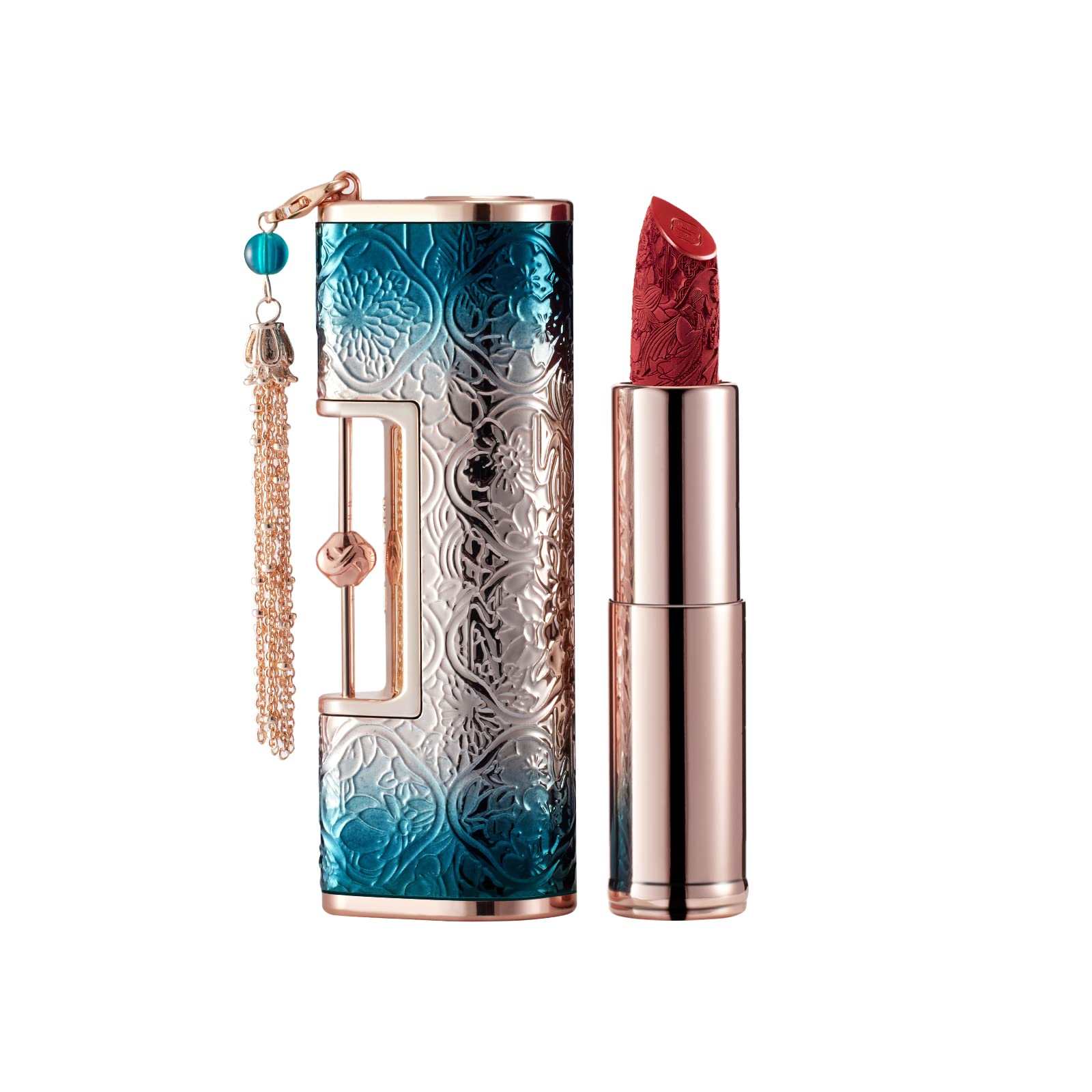 FLORASIS Blooming Rouge Love Lock Lipstick Long-Lasting Sculpting Lipstick Misty Matte Finish Lightweight Nourishing for Everyday Use (M1314 Together Forever)