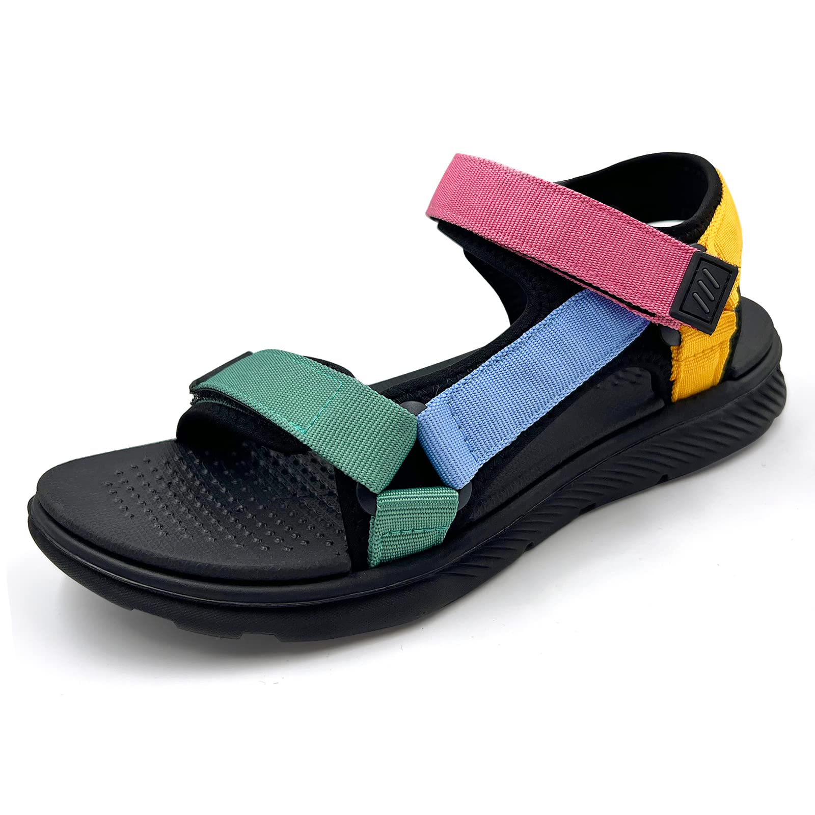 Yyds iPace Womens Summer Flat Sandals Multi-Color Size 8