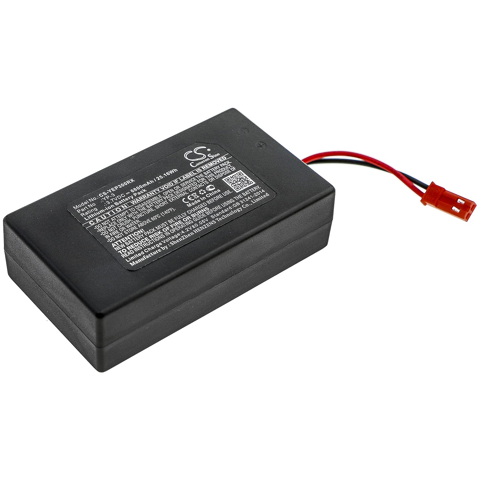 SHINEAR 6800mAh Battery Replacement for YUNEEC YP-3 Blade Q500 ST10 ST10+ Chroma Ground Station ST10 Chroma Ground Station YP-3 (3.7V)