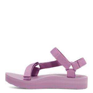 teva women's midform universal sandal, dusty lavender, 9