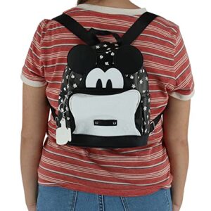 FastForward Wholesale Mickey 10 Mini Deluxe Backpack with 1 Front pocket, Black, One Size