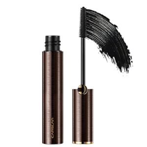 carslan mascara liquid volumizing lash washable long wear mascara build big bad eye makeup, no clump, smudgeproof, very black, 1 count