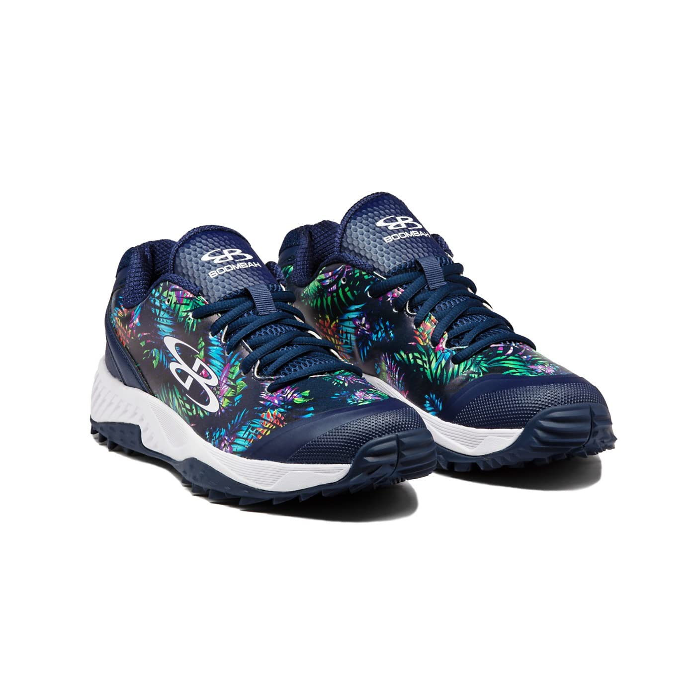 Boombah Women's Dart Tropics Turf Navy/Multi - Size 8.5