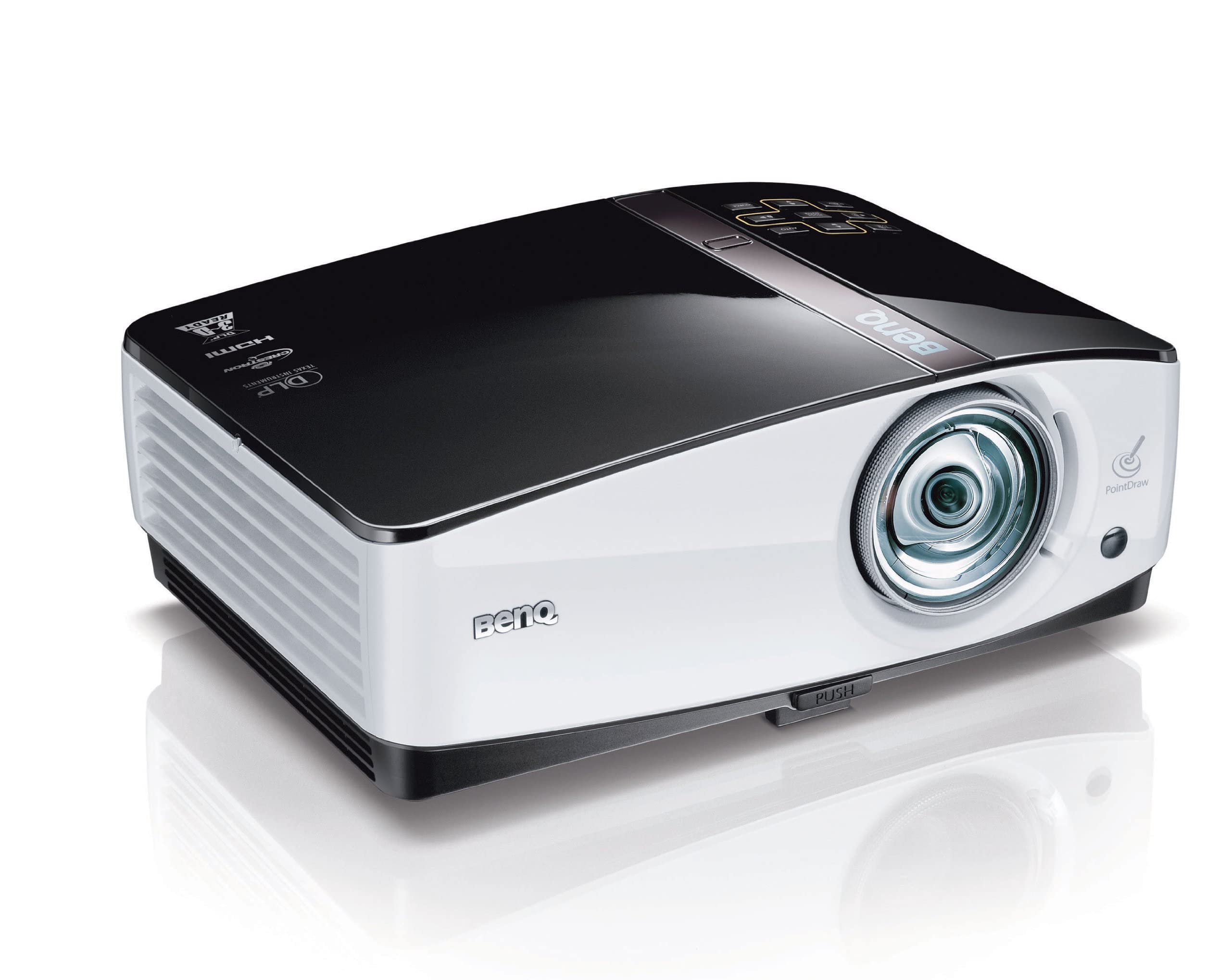 BenQ MP780ST WXGA Short Throw 2500 Lumen DLP 3D Education Projector (Renewed)