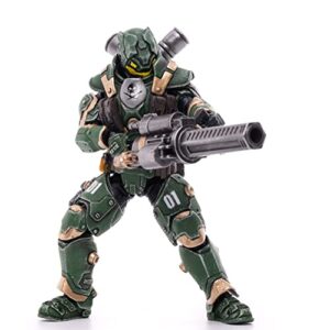 JOYTOY 1/18 Action Figures 01st Legion - Steel Dark Source Collection Action Figure Military Model Toys (Ghost)