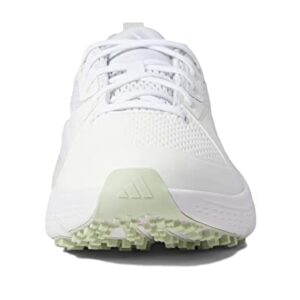 adidas Women's W SOLARMOTION Golf Shoe, FTWR White/Silver Met./Linen Green, 7