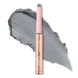 mally beauty evercolor eyeshadow stick - slate matte - waterproof and crease-proof formula - easy-to-apply buildable color - cream shadow stick