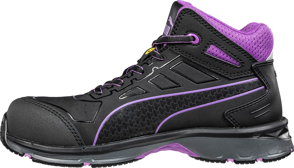 PUMA Safety Stepper Mid WNS ASTM EH Size 11 Black-Purple