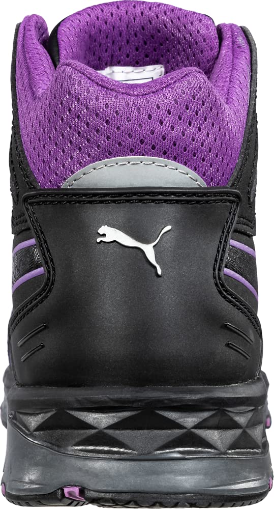 PUMA Safety Stepper Mid WNS ASTM EH Size 11 Black-Purple