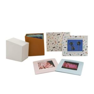 Fujifilm Instax Square SQ1 Instant Camera (White) Bundle with Fujifilm Instax Square Film Twin Pack (20 Exposures), Polaroid Postcard Set, Polaroid Film Kit and Square Camera Case (5 items)