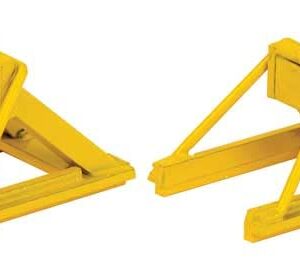 Walthers HO Scale Assembled Train Track Bumper 4-Pack - Yellow