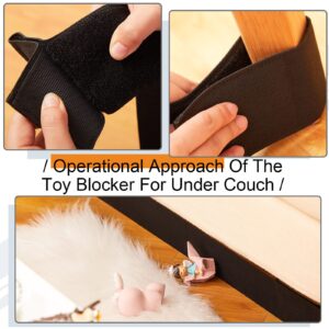 Toy Blocker for Under Couch Blocker for Under Sofa Adjustable Bed Blocker Under Couch for Pets Toys from Going Under Sofa (1 Pack,3 x 106 Inch)