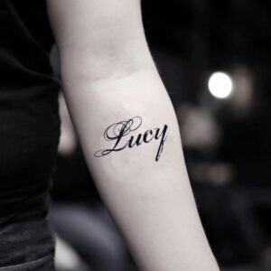 lucy temporary tattoo sticker (set of 2) - ohmytat