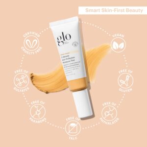 Glo Skin Beauty C-Shield Anti-Pollution Moisture Tint - Tinted Moisturizer With SPF 30 for Face, Broad Spectrum Protection & Vitamin C, 1.7 Oz (5W-Medium)