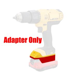 X-Adapter for DeWalt 20v MAX Cordless Tools Only Fits Craftsman V20 (NOT Old 20v) Lithium Batteries- Adapter Only Black