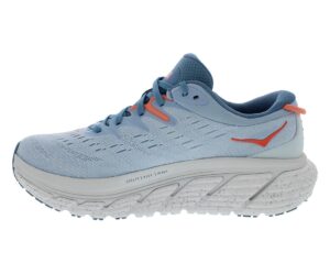 hoka gaviota 4 women's everyday running shoe - blue fog / plein air - size 8.5