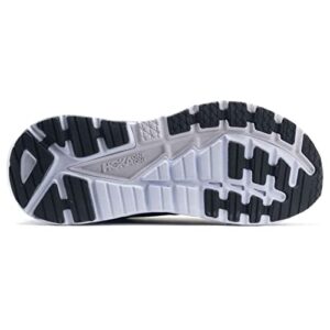 HOKA ONE ONE Women's Road Running, Black White, 8.5 US