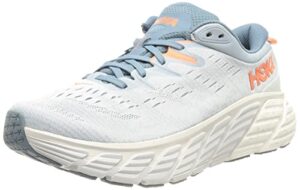 hoka one one women's running shoes, blue fog plein air, 8.5