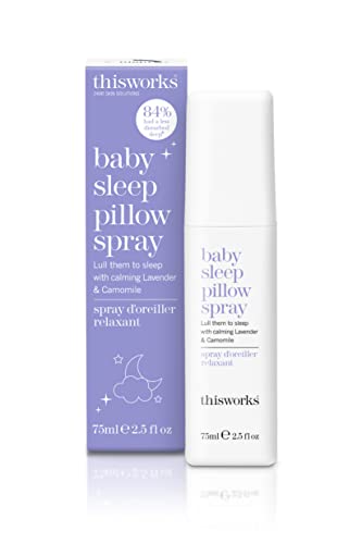 Thisworks Baby Sleep Pillow Spray: Ultra-Gentle to Lull Your Baby to Sleep, 75ml | 2.5 fl oz; 6+ Months