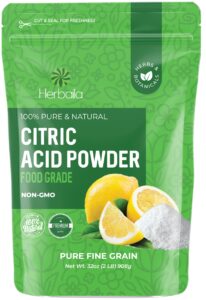 citric acid powder, 2 lb. citric acid for bath bombs, citric acid food grade, non gmo citric acid bulk, food grade citric acid powder cleaning, citric acid for cheese making and canning. 2 pounds.