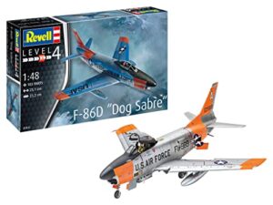 revell 03832 f-86d dog sabre 1:48 scale unbuilt/unpainted plastic model kit