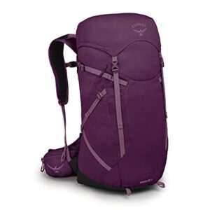 Osprey Sportlite 30L Unisex Hiking Backpack, Aubergine Purple, M/L