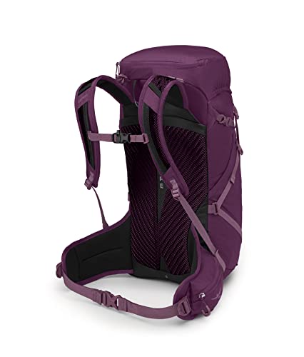 Osprey Sportlite 30L Unisex Hiking Backpack, Aubergine Purple, M/L