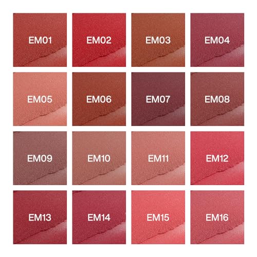 INTO YOU Matte Lipstick Lip Mud, Waterproof Long Lasting Smudge Proof Velvet Lip Stains, Multi-Purpose for Lip and Cheek, Non-Stick Cup Not Fade Lip Gloss Makeup Cosmetics Official Directly (EM05)