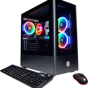 CyberpowerPC Gamer Xtreme Gaming Desktop Computer | Intel Core i7-11700F | RTX 3060 Ti | 16GB DDR4 | 500GB SSD+1TB HDD | Include Mouse and Keyboard | Win11 | with Mouse Pad Bundle