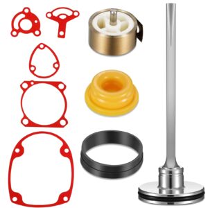 9 pieces tools parts gasket kit bumper air nail gun parts nail gun driver bumper ribbon spring o-ring gasket pneumatic tools piston driver replacement part compatible with hitachi nr83 nr83a nr83a2