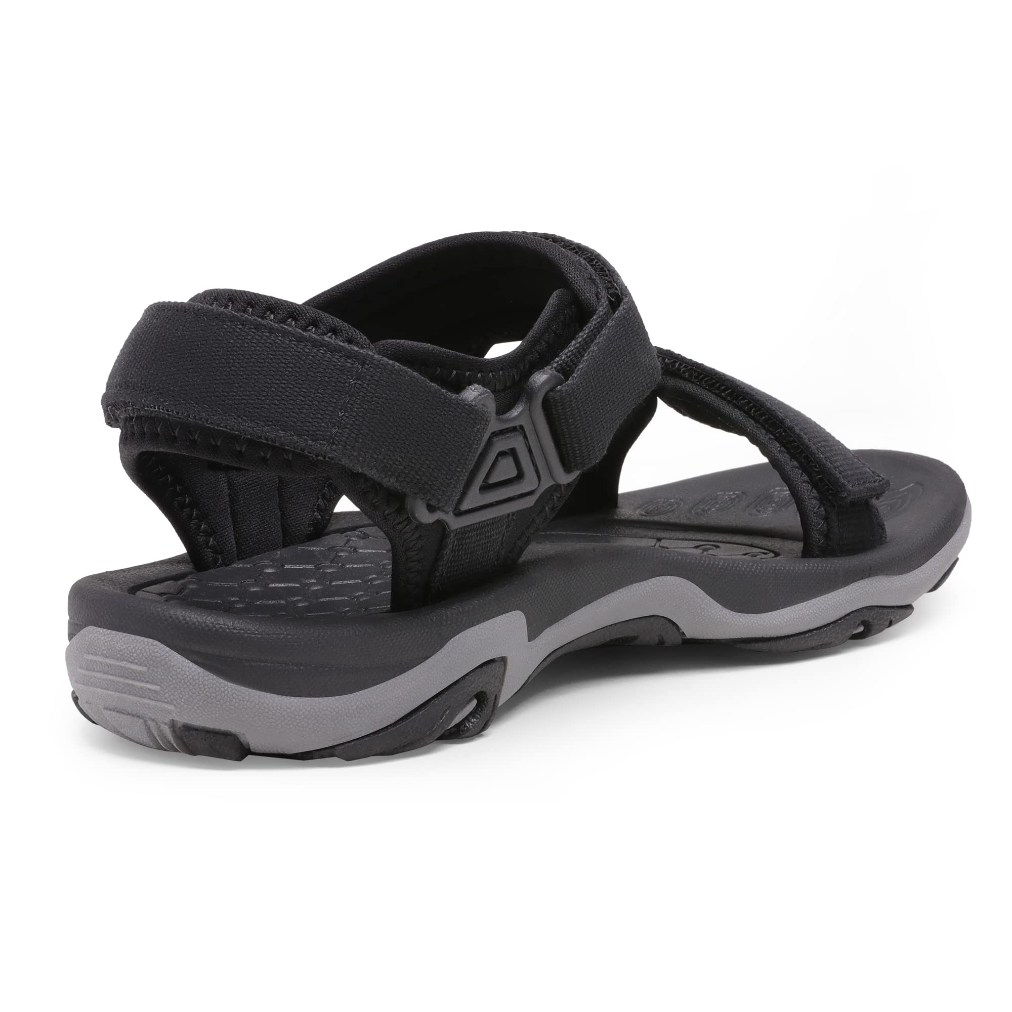 DREAM PAIRS Womens Arch Support Hiking Sandal Sport Outdoor Athletic Comfortable Summer Beach Water Sandals, Black-10 (Dsa214)