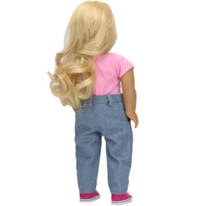 Sophia's 18" Doll High Rise Loose Fit Retro Jeans