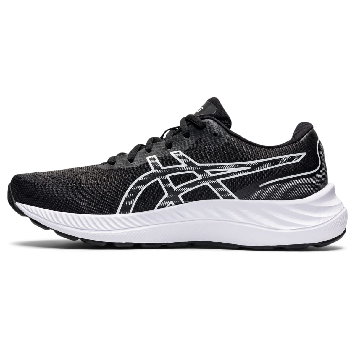 ASICS Women's Gel-Excite 9 Running Shoes, 6, Black/White