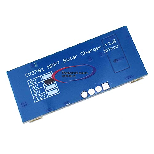 CN3791 Solar Controller Board MPPT 1 Cell 6/9/12V Solar Panel Regulator Control Module JST PH2.0 Auto with Cables (6V)