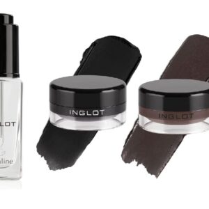 The Beauty Box INGLOT Bundle - Duraline, AMC Eyeliner Gel 77 and AMC Eyeliner Gel 90 (3-Piece)