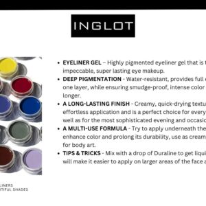 The Beauty Box INGLOT Bundle - Duraline, AMC Eyeliner Gel 77 and AMC Eyeliner Gel 90 (3-Piece)