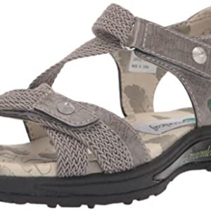 Greenleaf Women's Serenity Sandal, Gray, 11