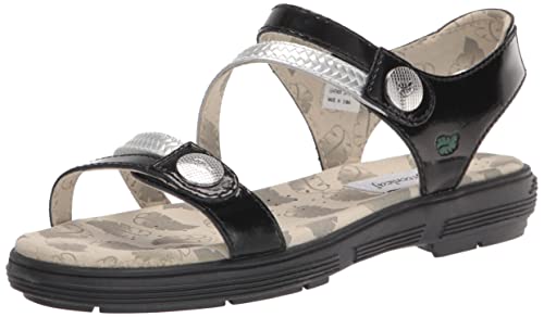 Greenleaf Women's Unity Sandal, Patent Black, 10