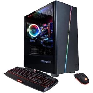 cyberpowerpc gamer supreme liquid cool gaming desktop computer, intel core i7-11700kf 3.6ghz, 16gb ram, 1tb ssd, nvidia geforce rtx 3060 12gb, windows 10 home, free upgrade to windows 11