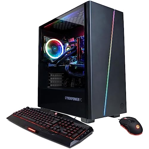 CyberpowerPC Gamer Supreme Liquid Cool Gaming Desktop Computer, Intel Core i7-11700KF 3.6GHz, 16GB RAM, 1TB SSD, NVIDIA GeForce RTX 3060 12GB, Windows 10 Home, Free Upgrade to Windows 11