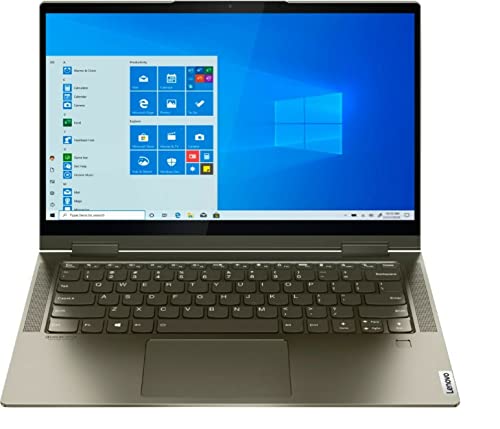 2022 LENOVO Yoga 7i 2-in-1 Laptop 14 inch FHD Touchscreen Intel EVO Platform 11th Core i5-1135G7 Iris Xe Graphics 12GB DDR4 512GB NVMe SSD WI-FI 6 Windows 10 Pro Fingerprint Backlit Keyboard